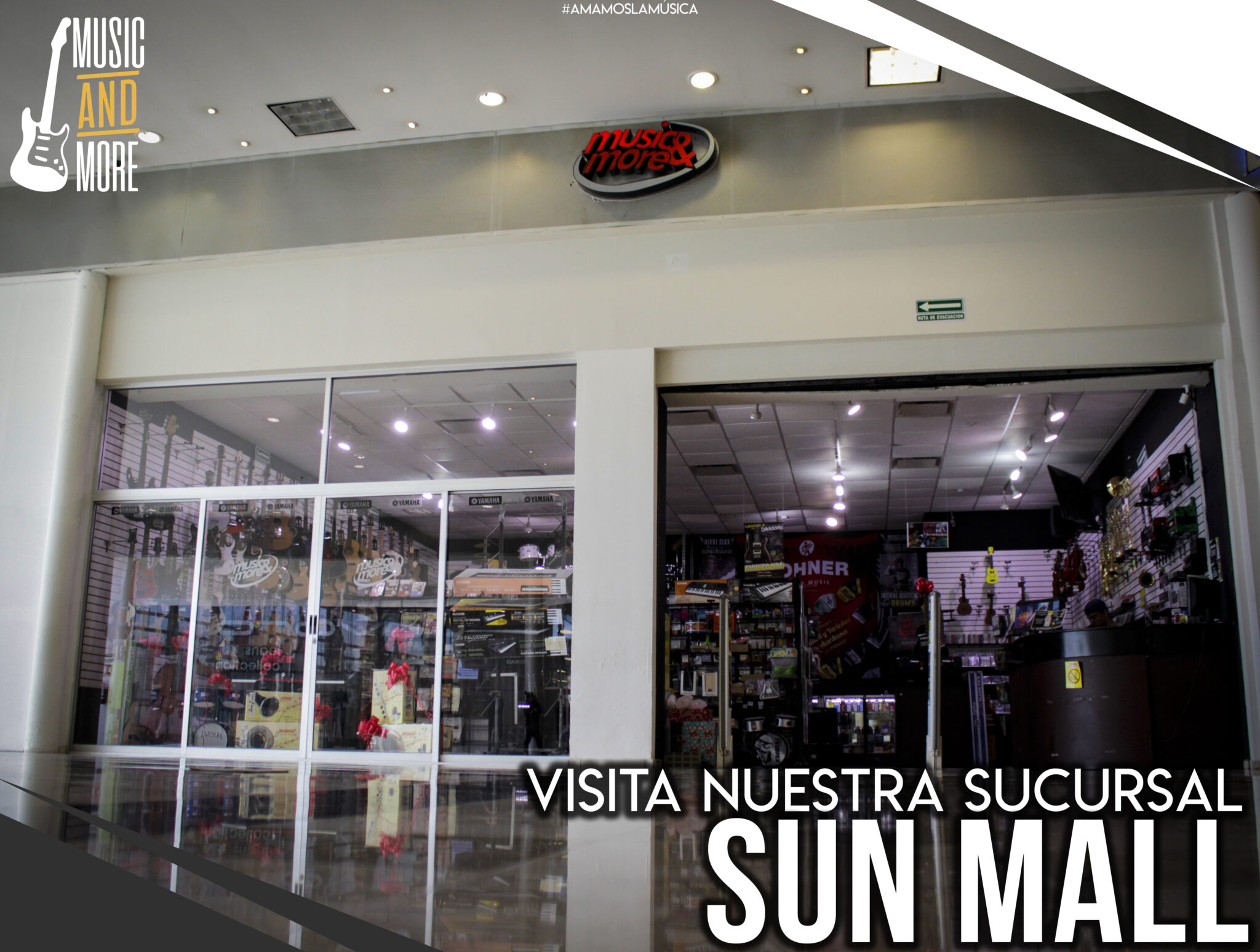 Sucursales - Music and More